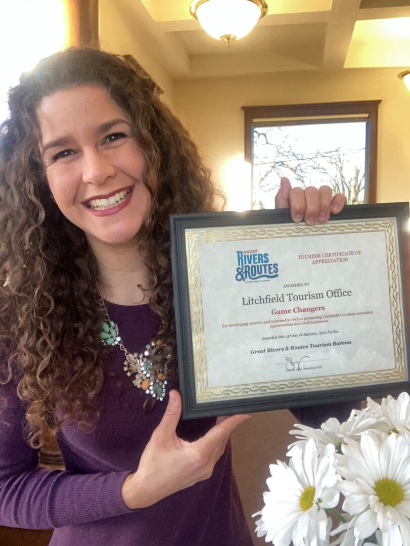 City of Litchfield Tourism Office Receives Tourism Recognition Award ...