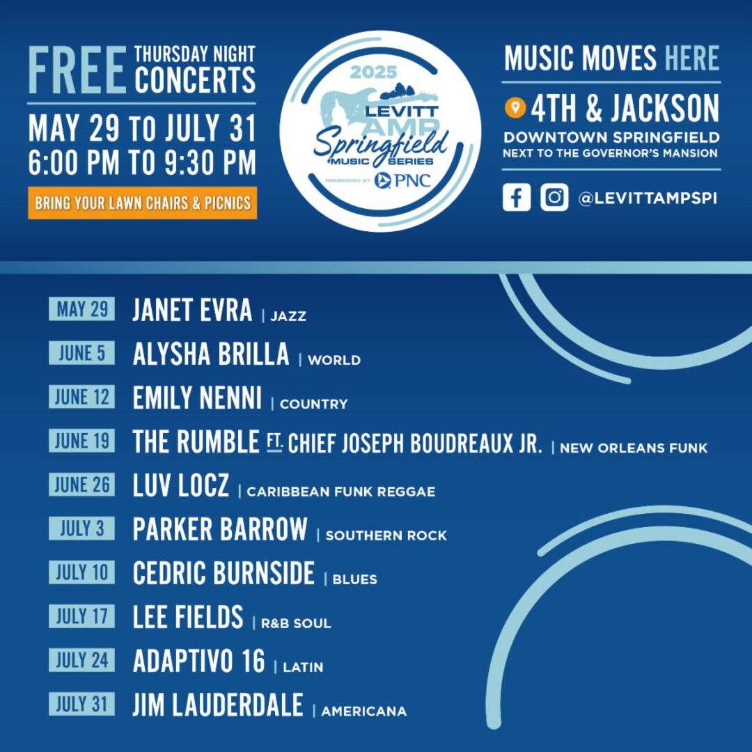 2025 Levitt AMP Springfield Music Series Kick-Off Event - Janet Evra ...