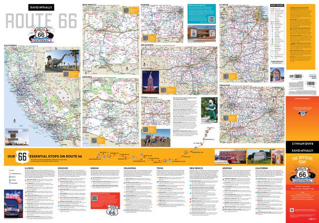 The Official Map of the Route 66 Centennial Now Available | Illinois ...